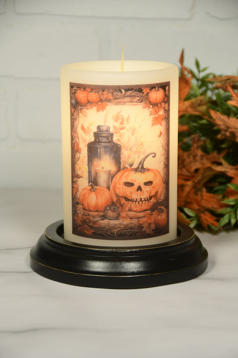 Spooky Fall-Jack & Candle – The LastingLite Emporium